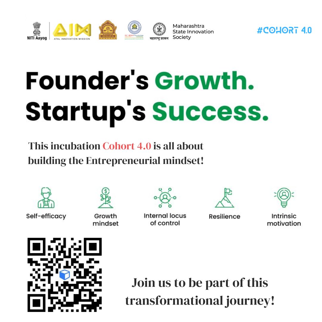 AIC-BAMU Foundation on LinkedIn: #entrepreneurialmindset # ... AIC-BAMU Foundation on LinkedIn: #entrepreneurialmindset # ...