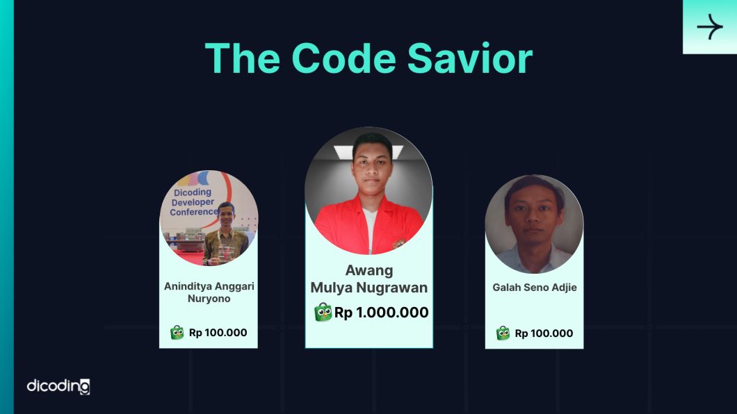 Awang Mulya Nugrawan on LinkedIn: #codesavior #dicodingelite Awang Mulya Nugrawan on LinkedIn: #codesavior #dicodingelite