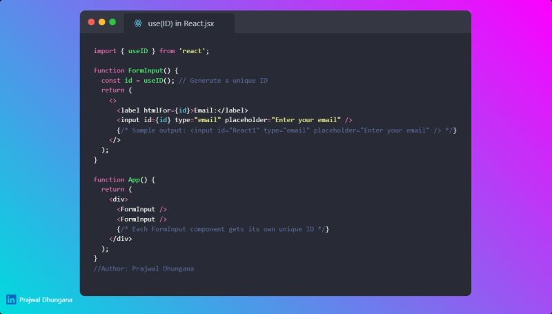 #reactjs #webdev #accessibility #userexperience #techtips #codinglife ... #reactjs #webdev #accessibility #userexperience #techtips #codinglife ...