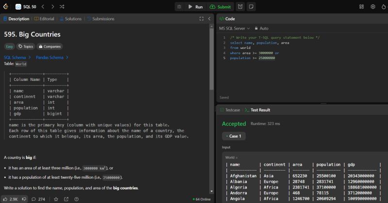 #sql #leetcode #dataanalytics #sqlpractice #learning | Pintu Kumar Sah #sql #leetcode #dataanalytics #sqlpractice #learning | Pintu Kumar Sah