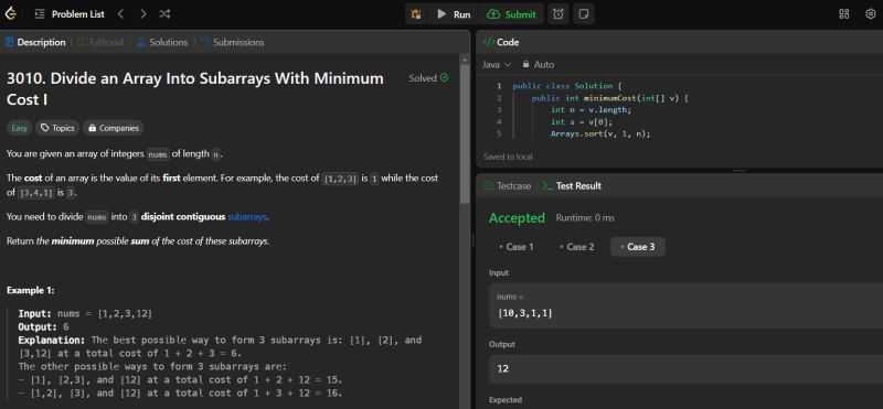 LeetCode Challenge: Divide an Array Into Subarrays | Kalimuthu C posted ... LeetCode Challenge: Divide an Array Into Subarrays | Kalimuthu C posted ...