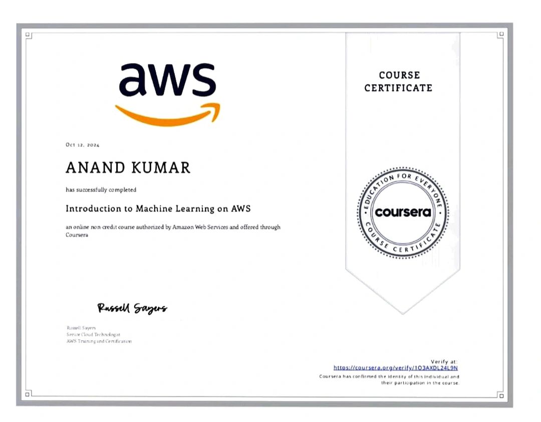 Anand Kumar on LinkedIn: Machine learning on AWS 😊 Anand Kumar on LinkedIn: Machine learning on AWS 😊
