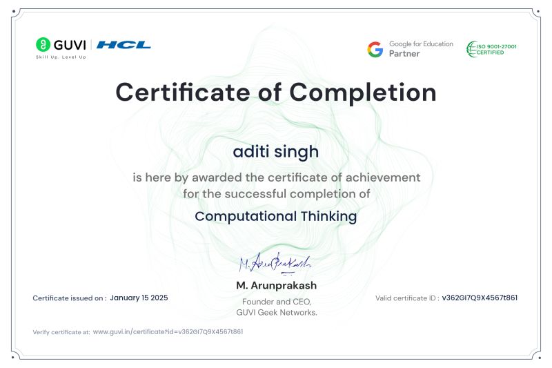 #computationalthinking #guvi #learning #certification #problemsolving ... #computationalthinking #guvi #learning #certification #problemsolving ...