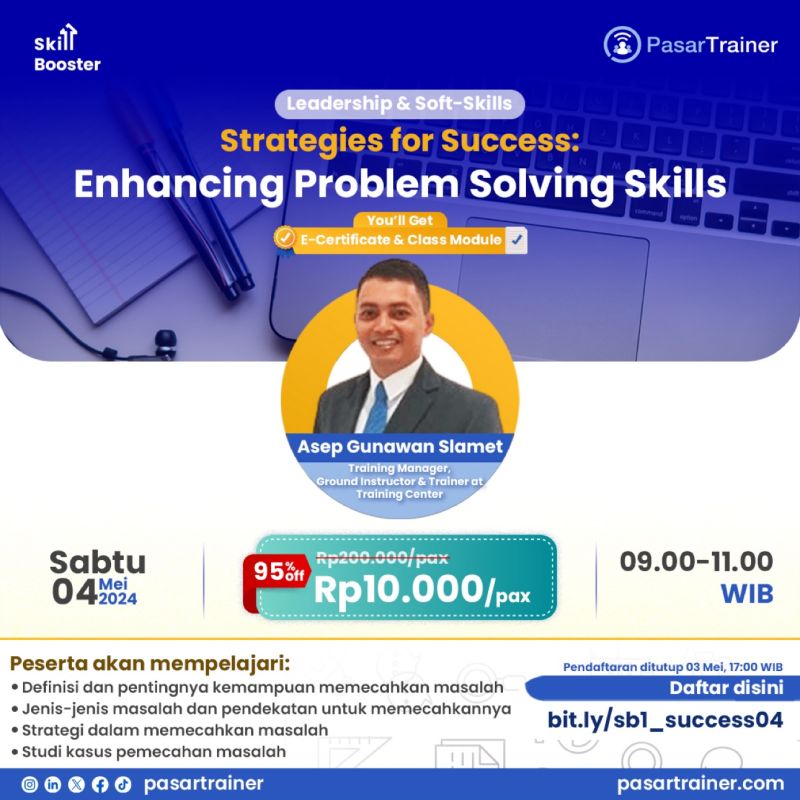 PasarTrainer on LinkedIn: #problemsolving #teamstrategies #skillbooster ... PasarTrainer on LinkedIn: #problemsolving #teamstrategies #skillbooster ...