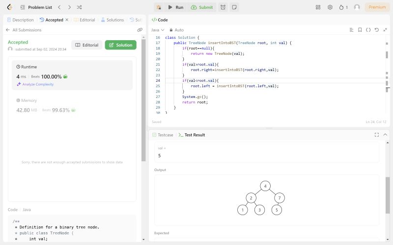 Paramaguru V on LinkedIn: #leetcode #binarysearchtree #java # ... Paramaguru V on LinkedIn: #leetcode #binarysearchtree #java # ...