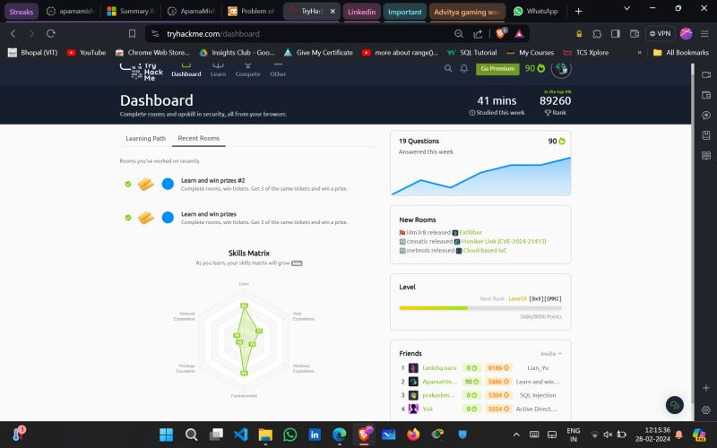 Aparna Mishra on LinkedIn: #tryhackme #cybersecurity # ... Aparna Mishra on LinkedIn: #tryhackme #cybersecurity # ...