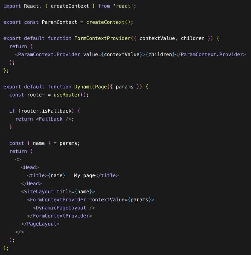 How to use contextAPI in React dynamic page | Kirill Tchentsov posted ... How to use contextAPI in React dynamic page | Kirill Tchentsov posted ...