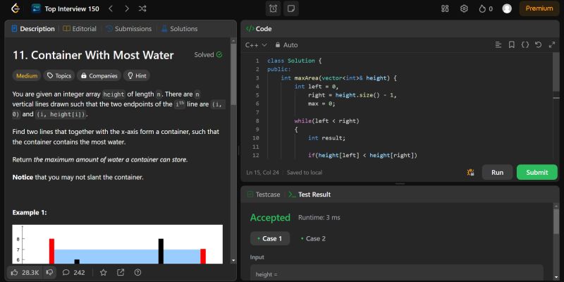 Saumya Mehta on LinkedIn: #day36 #100daysofcode #leetcode #dsa Saumya Mehta on LinkedIn: #day36 #100daysofcode #leetcode #dsa