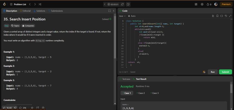 sajid Islam on LinkedIn: #dsa #leetcode #programing #java sajid Islam on LinkedIn: #dsa #leetcode #programing #java