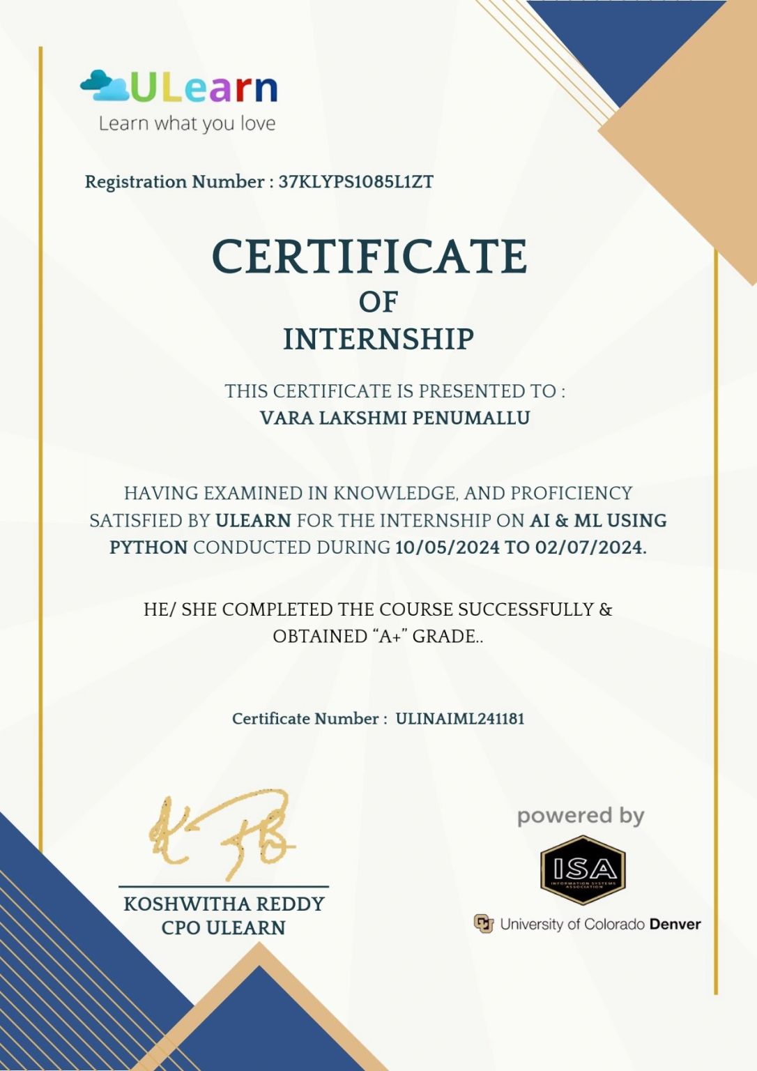 Vara Lakshmi Penumallu on LinkedIn: #ai #machinelearning #python # ... Vara Lakshmi Penumallu on LinkedIn: #ai #machinelearning #python # ...