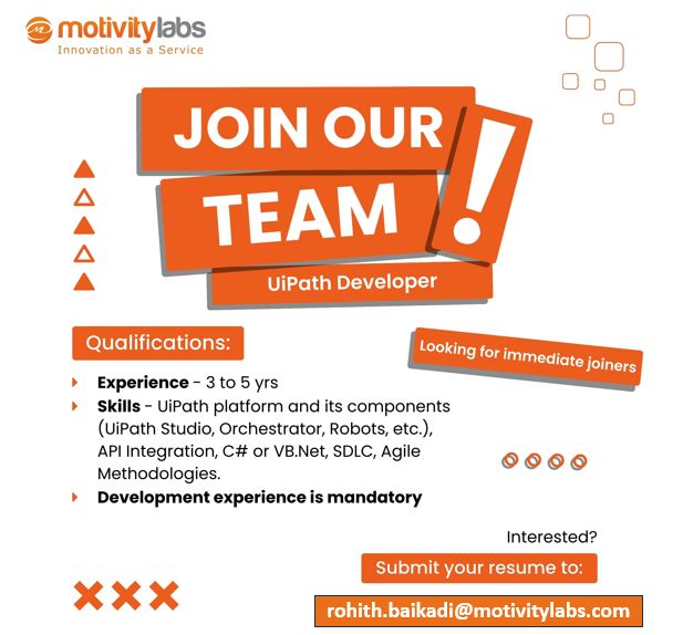#connections #uipathdeveloper #hiringnow #qaautomation #rpauipath # ... #connections #uipathdeveloper #hiringnow #qaautomation #rpauipath # ...