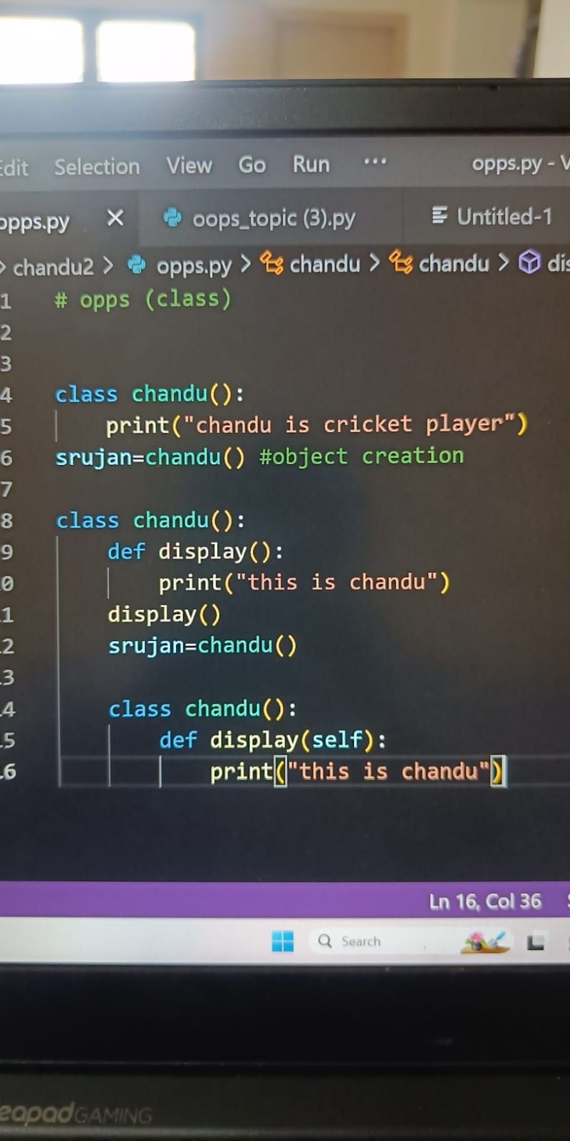 chandu goshika on LinkedIn: Task 28 Practice class and object Task 29 ... chandu goshika on LinkedIn: Task 28 Practice class and object Task 29 ...