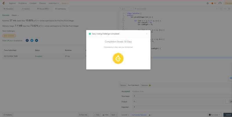 #leetcode #codingjourney #keepcoding #continuouslearning | Mausumi Ghadei #leetcode #codingjourney #keepcoding #continuouslearning | Mausumi Ghadei