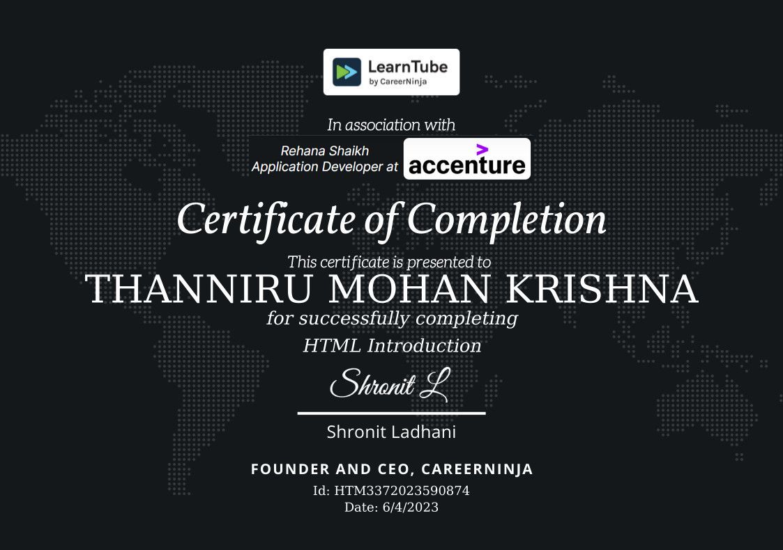 Mohan Krishna Thanniru on LinkedIn: #htmlintroduction #webdevelopment # ... Mohan Krishna Thanniru on LinkedIn: #htmlintroduction #webdevelopment # ...