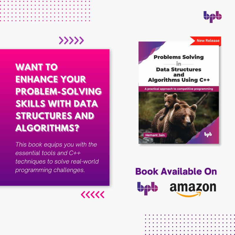 BPB on LinkedIn: #codinginterviews #datastructures #algorithms # ... BPB on LinkedIn: #codinginterviews #datastructures #algorithms # ...