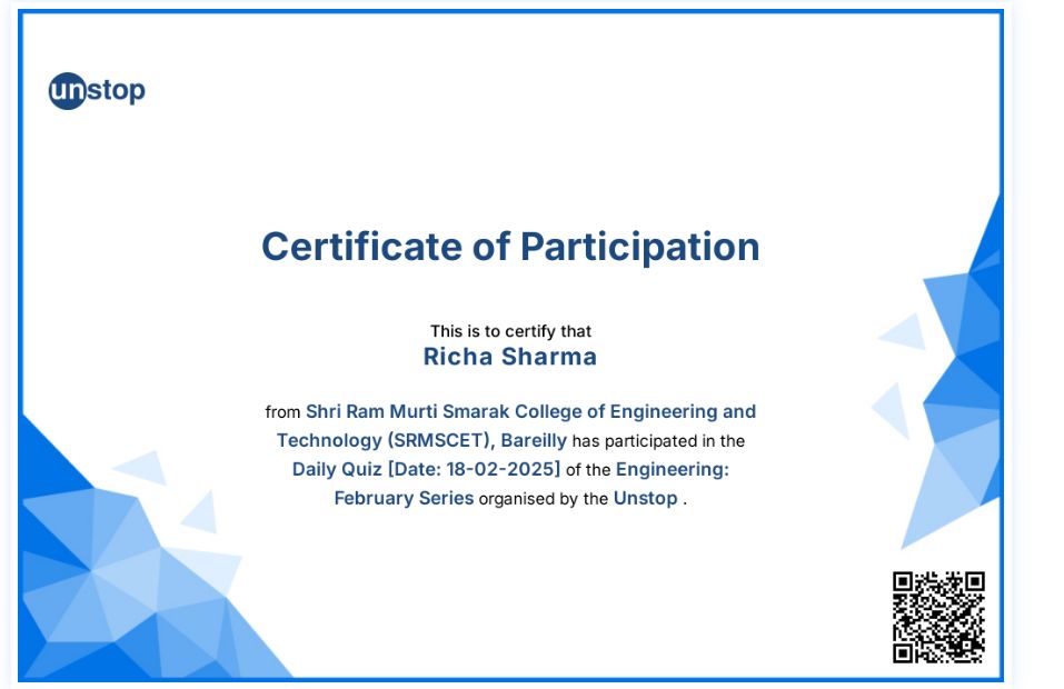 #unstop #coding #engineeringseries #continuouslearning #growth… | Richa ... #unstop #coding #engineeringseries #continuouslearning #growth… | Richa ...