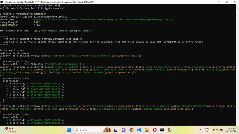 Nikitha D on LinkedIn: #errormakesclever #mongodb #database # ... Nikitha D on LinkedIn: #errormakesclever #mongodb #database # ...