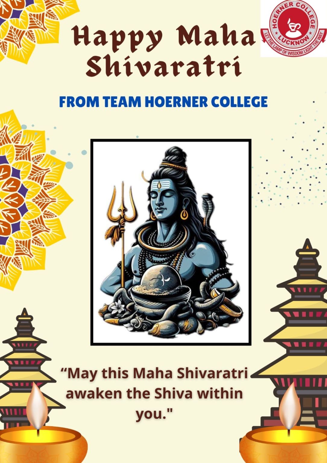 Happy Maha Shivratri from Team Hoerner College! | Hoerner College Happy Maha Shivratri from Team Hoerner College! | Hoerner College