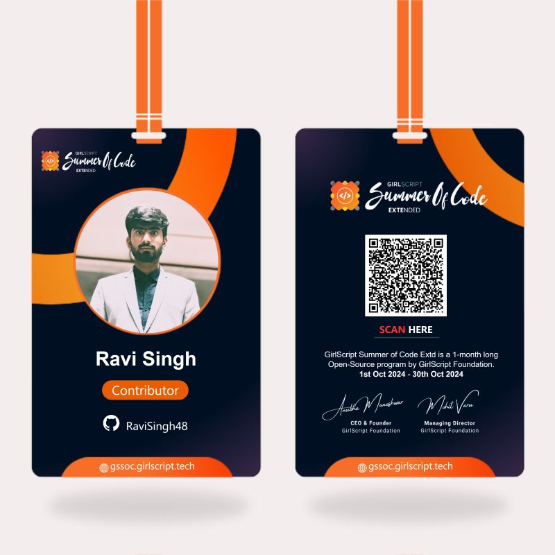 Ravi Singh on LinkedIn: #girlscriptsummerofcode #girlscriptsummerofcode ... Ravi Singh on LinkedIn: #girlscriptsummerofcode #girlscriptsummerofcode ...