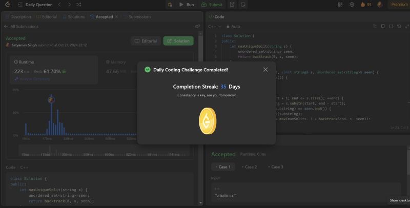 SATYAMEV SINGH on LinkedIn: #leetcode #codingjourney #problemsolving # ... SATYAMEV SINGH on LinkedIn: #leetcode #codingjourney #problemsolving # ...