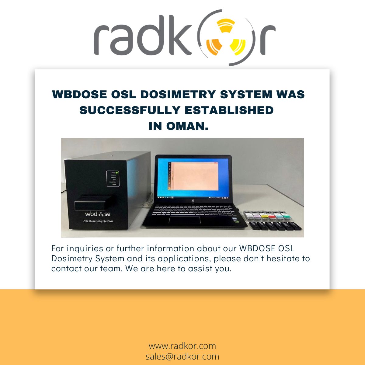 RADKOR Radiation Dosimetry Technologies on LinkedIn: #dosimetry # ... RADKOR Radiation Dosimetry Technologies on LinkedIn: #dosimetry # ...