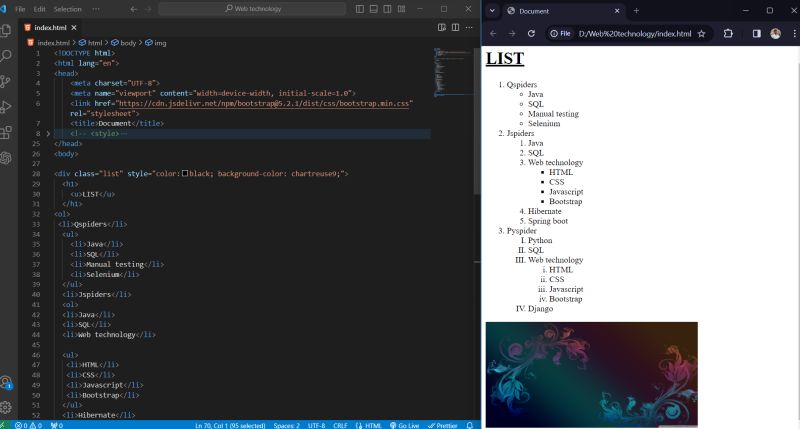 HTML challenge day 3: How I changed lists and images | Sathish Kumar ... HTML challenge day 3: How I changed lists and images | Sathish Kumar ...