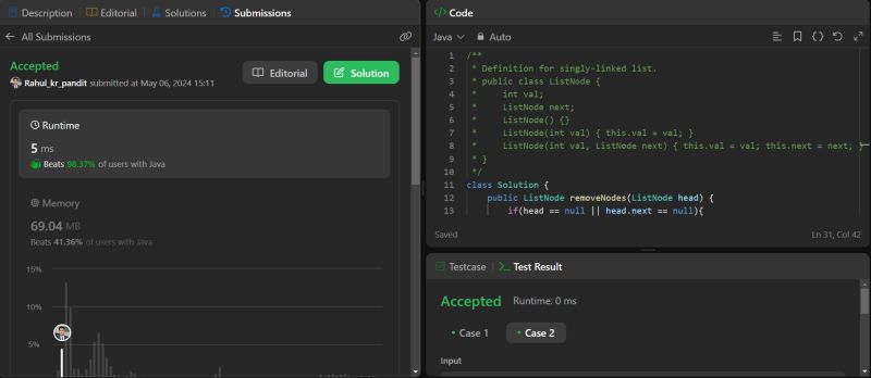Completed LeetCode 2487 coding challenge | Rahul Kumar Pandit posted on ... Completed LeetCode 2487 coding challenge | Rahul Kumar Pandit posted on ...