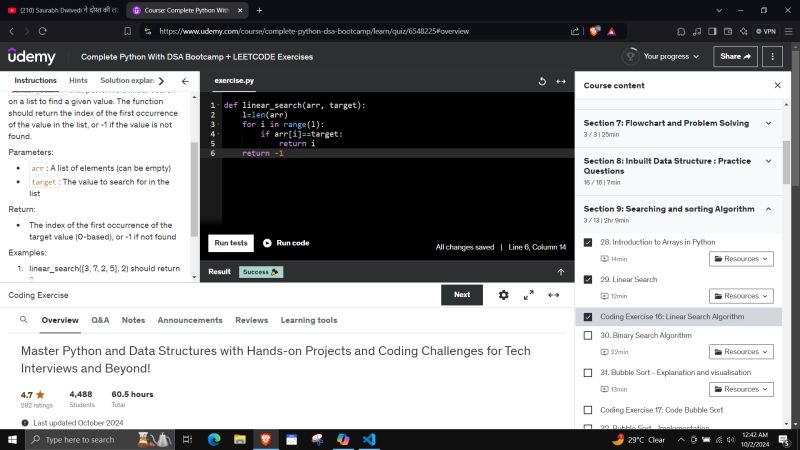 Harsh Singh on LinkedIn: Day 8 DSA in Python Today, I covered the ... Harsh Singh on LinkedIn: Day 8 DSA in Python Today, I covered the ...
