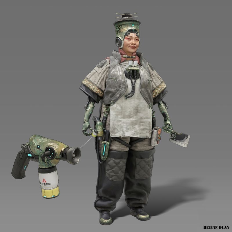 A character design for my personal project set in a post-apocalyptic ... A character design for my personal project set in a post-apocalyptic ...