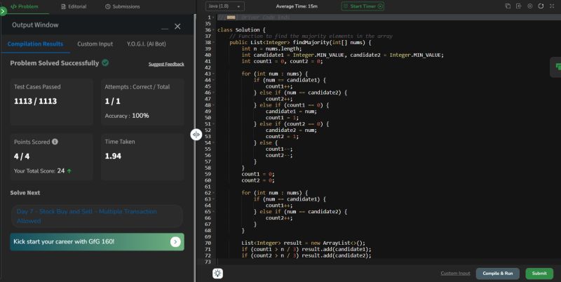 Om Sharma on LinkedIn: #dsa #problemsolving #geeksforgeeks #day6 # ... Om Sharma on LinkedIn: #dsa #problemsolving #geeksforgeeks #day6 # ...