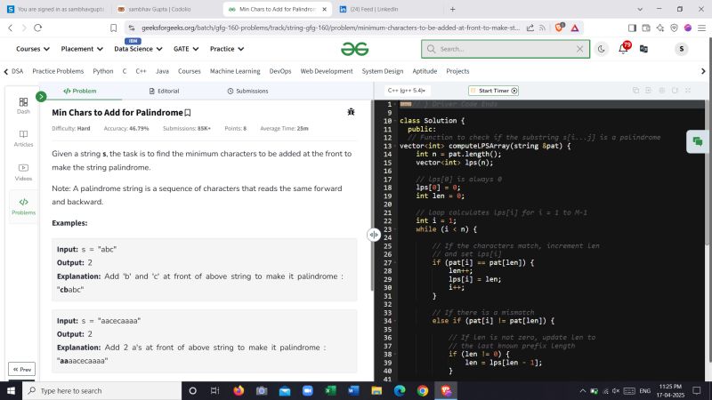 #gfg160 #gfg160 #geekstreak2025 #geekstreak2025 #dsa #codingchallenge ... #gfg160 #gfg160 #geekstreak2025 #geekstreak2025 #dsa #codingchallenge ...