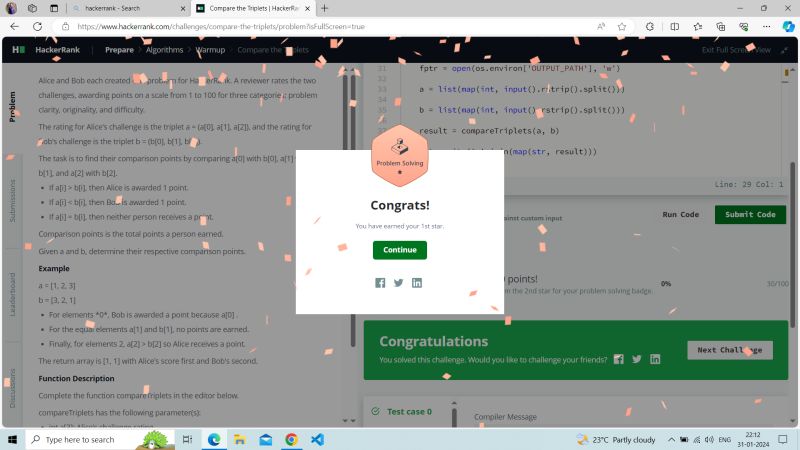 VANDANA APPIREDDIGARI on LinkedIn: #connections #hackerrank VANDANA APPIREDDIGARI on LinkedIn: #connections #hackerrank