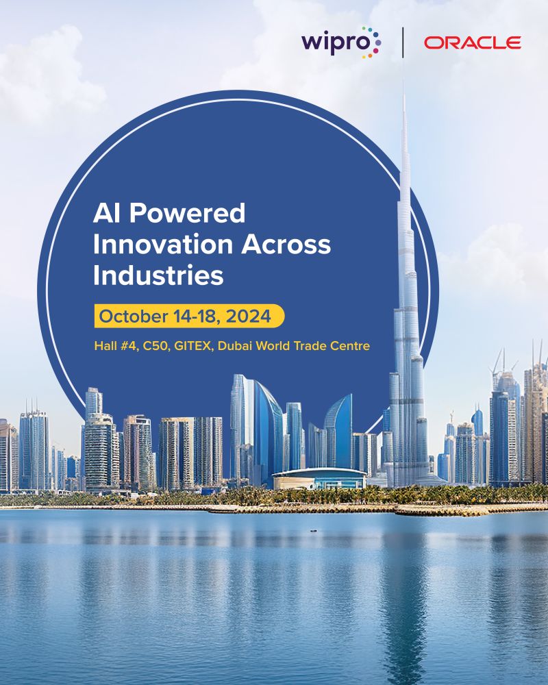 Wipro Partner on LinkedIn: #ai #oraclecloud #wipro #ambtionsrealized # ... Wipro Partner on LinkedIn: #ai #oraclecloud #wipro #ambtionsrealized # ...