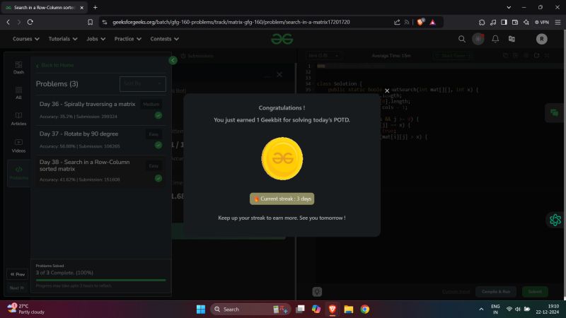 Rajesh Kanna on LinkedIn: #java #coding #algorithms #gfg160 Rajesh Kanna on LinkedIn: #java #coding #algorithms #gfg160