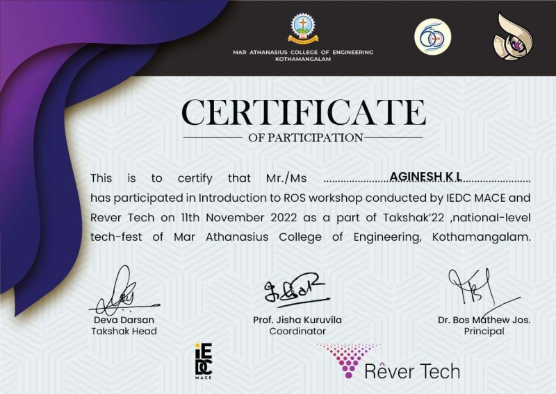 Aginesh K L on LinkedIn: 🚀 Delving into the basics of Robotic Operating ... Aginesh K L on LinkedIn: 🚀 Delving into the basics of Robotic Operating ...