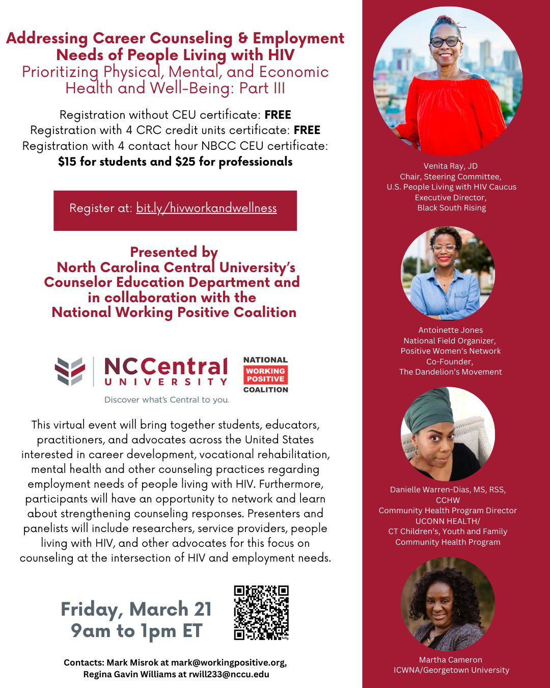 Join a powerhouse group of national leaders in HIV advocacy and ... Join a powerhouse group of national leaders in HIV advocacy and ...