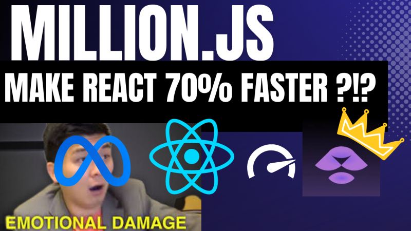 #reactjs #millionjs #javascript #webdevelopment #performance… | Sanjay ... #reactjs #millionjs #javascript #webdevelopment #performance… | Sanjay ...