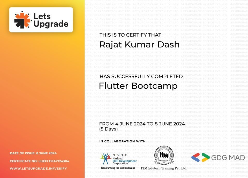 Rajat Kumar Dash on LinkedIn: Hey Everyone, I am excited to share that ... Rajat Kumar Dash on LinkedIn: Hey Everyone, I am excited to share that ...