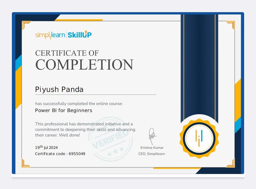 Piyush Panda on LinkedIn: #powerbi #continuouslearning #careergrowth # ... Piyush Panda on LinkedIn: #powerbi #continuouslearning #careergrowth # ...