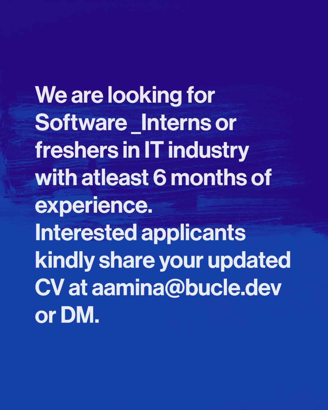 Aamina Parveen on LinkedIn: #connections #hiring #interns #fresherjobs ... Aamina Parveen on LinkedIn: #connections #hiring #interns #fresherjobs ...
