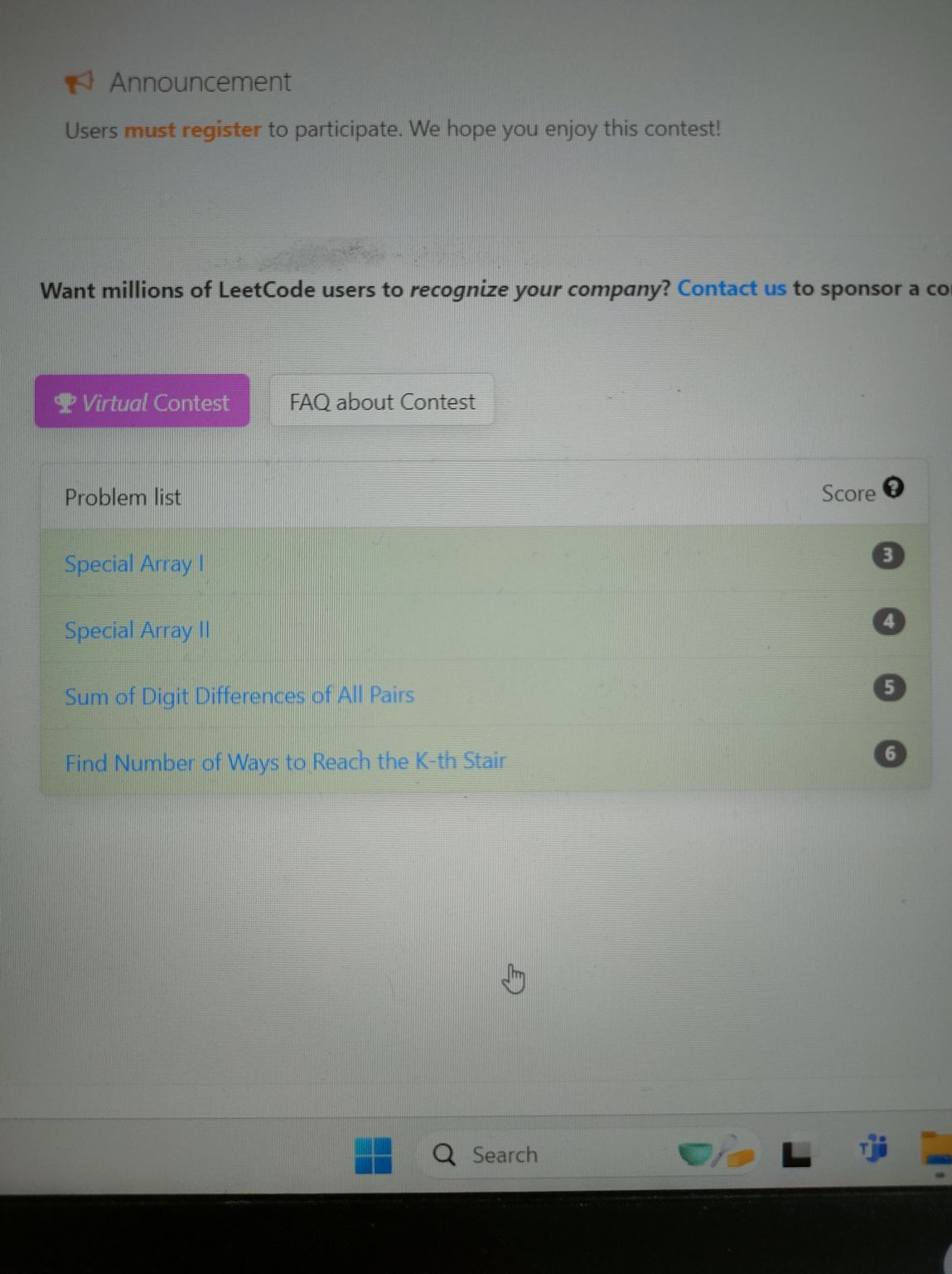 Yela Rahul on LinkedIn: Attempted leetcode weekly after a long gap ... Yela Rahul on LinkedIn: Attempted leetcode weekly after a long gap ...