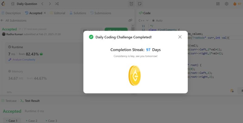 Radha Kumari on LinkedIn: #day97 #leetcode #binarytree #recursion #dsa ... Radha Kumari on LinkedIn: #day97 #leetcode #binarytree #recursion #dsa ...
