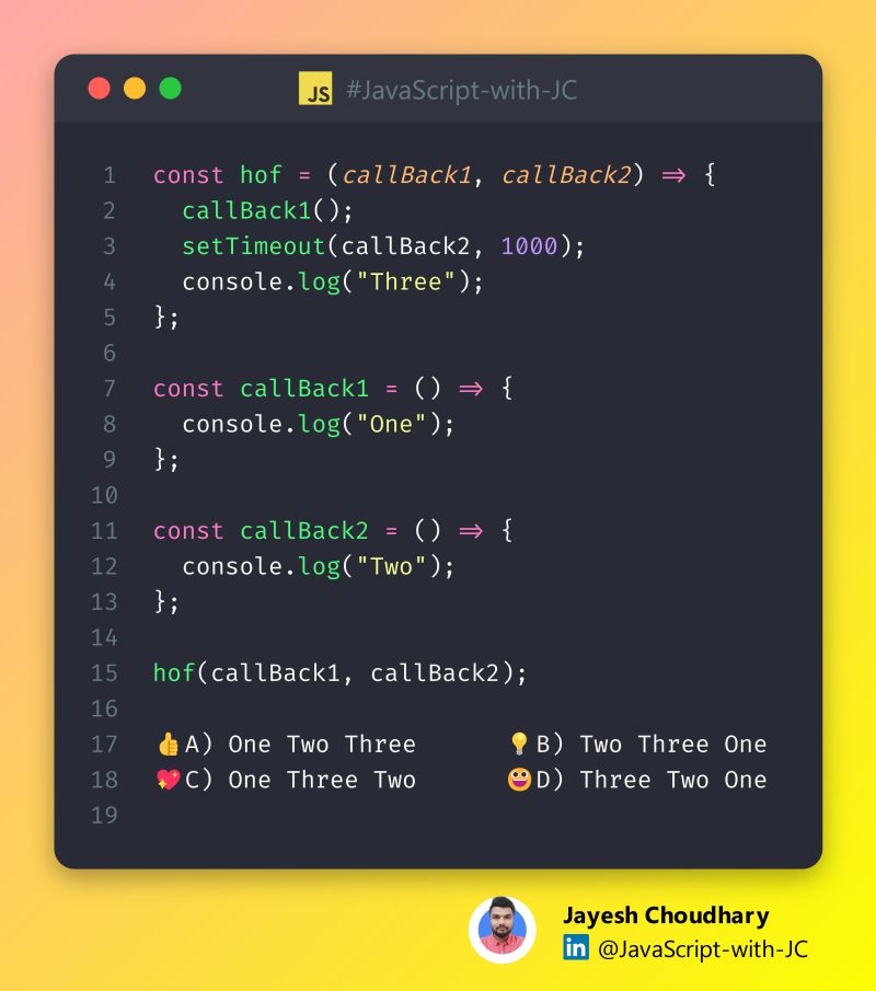 Jayesh Choudhary on LinkedIn: #javascriptdaily #javascript #developer # ... Jayesh Choudhary on LinkedIn: #javascriptdaily #javascript #developer # ...