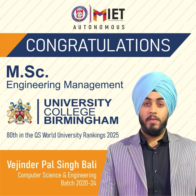 Model Institute of Engineering and Technology on LinkedIn: #miet #ucb # ... Model Institute of Engineering and Technology on LinkedIn: #miet #ucb # ...