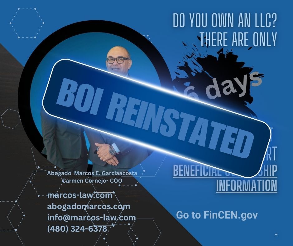 Marcos E. Garciaacosta, Esq. on LinkedIn: #boi #llc #llcowners #cta # ... Marcos E. Garciaacosta, Esq. on LinkedIn: #boi #llc #llcowners #cta # ...