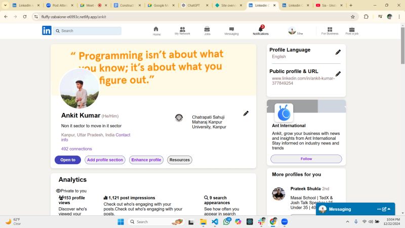 Ankit Kumar on LinkedIn: #dailylearning Ankit Kumar on LinkedIn: #dailylearning