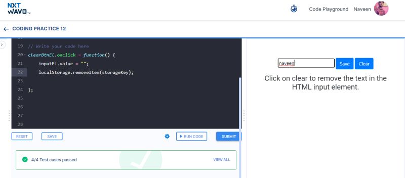 Naveen Sureddi on LinkedIn: #javascript #100daysofcode #nxtwaveteam # ... Naveen Sureddi on LinkedIn: #javascript #100daysofcode #nxtwaveteam # ...