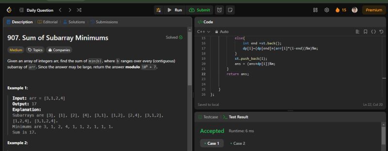 Kishore M on LinkedIn: #leetcode #monotonicstack #algorithms # ... Kishore M on LinkedIn: #leetcode #monotonicstack #algorithms # ...