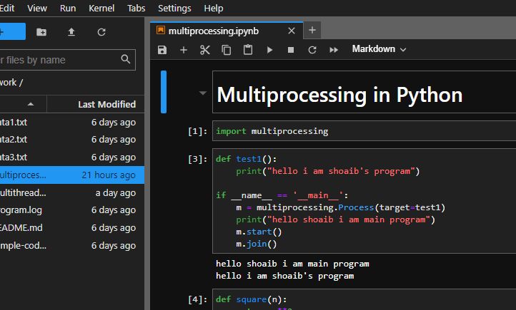 Shoaib Khan on LinkedIn: #day28 #datascience #python #multiprocessing Shoaib Khan on LinkedIn: #day28 #datascience #python #multiprocessing