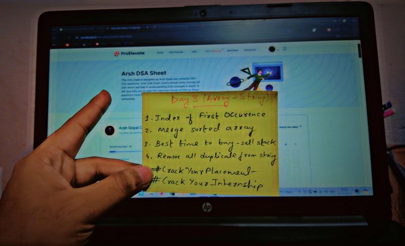Day 3 of Arsh DSA Challenge | Aditya Shaw posted on the topic | LinkedIn Day 3 of Arsh DSA Challenge | Aditya Shaw posted on the topic | LinkedIn